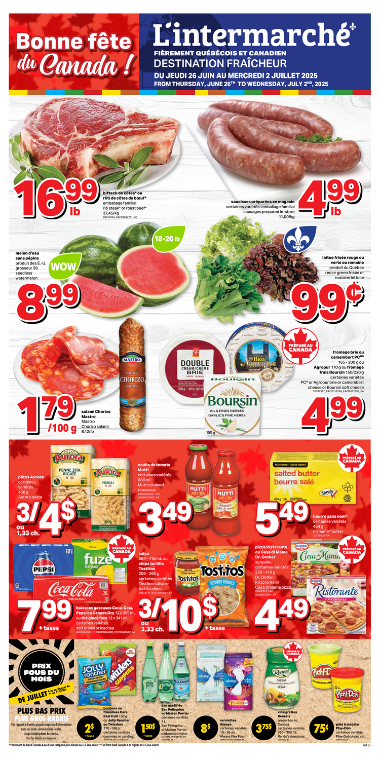 Weekly Flyer – Intermarché Groupe Lagoria
